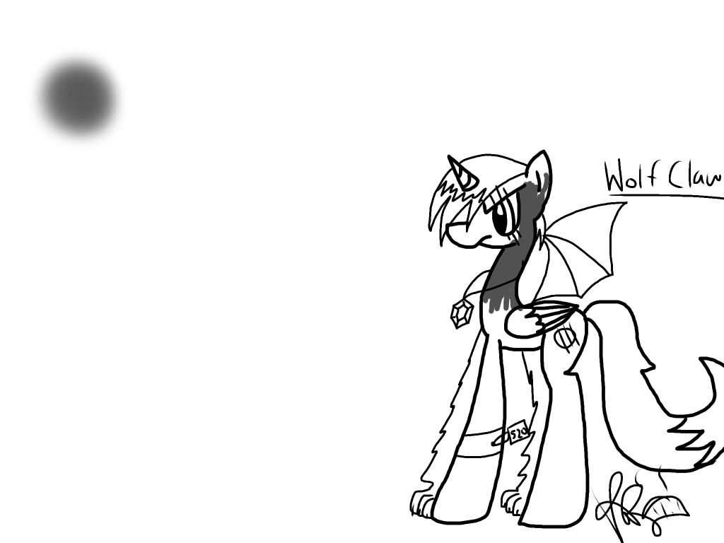 wolf claw unfinished - ibisPaint