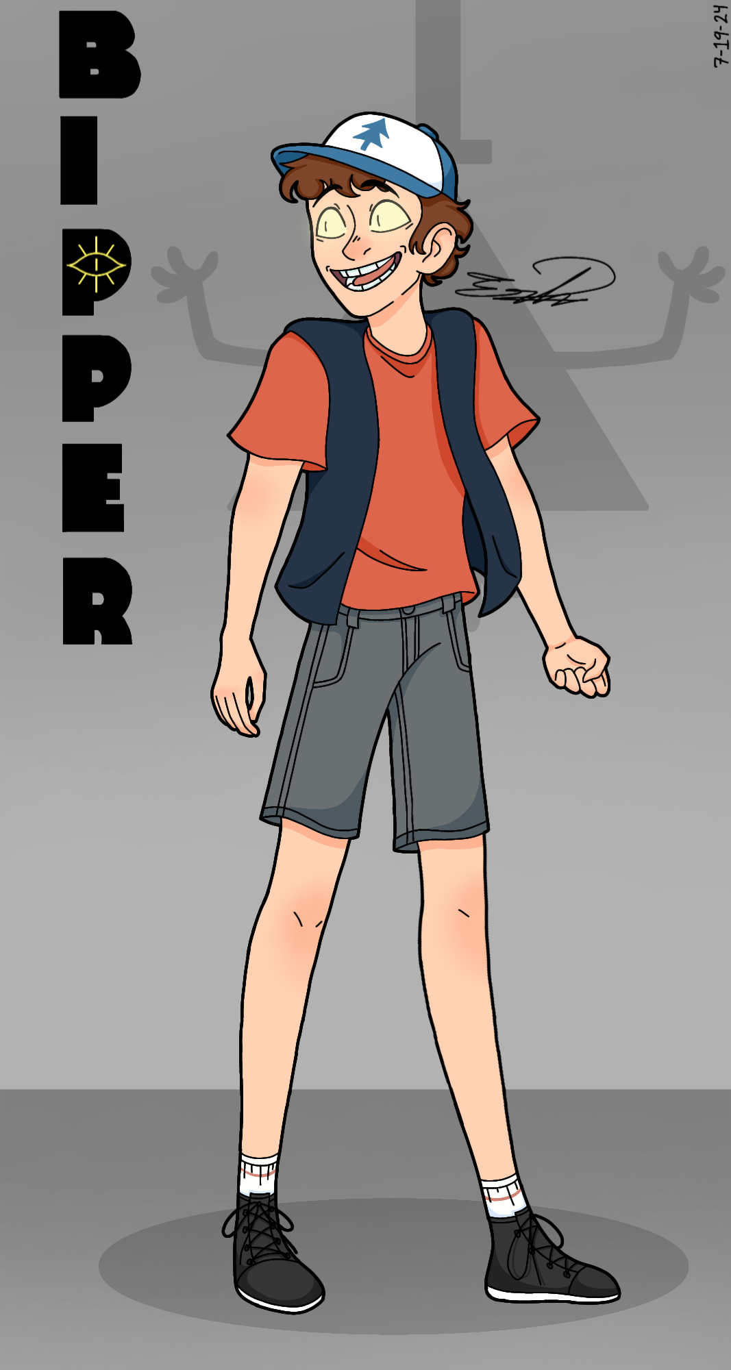 Bipper- Gravity Falls - ibisPaint