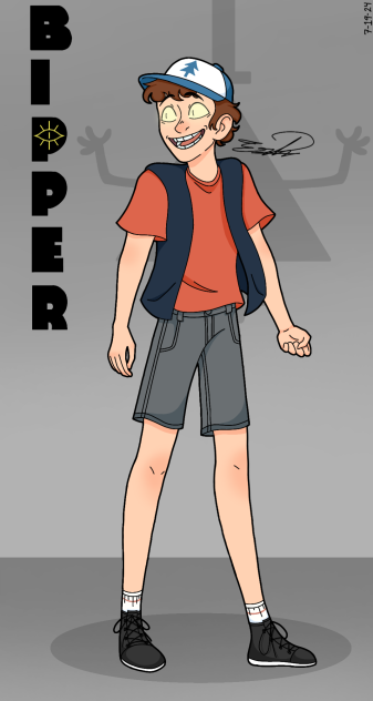 Bipper- Gravity Falls - ibisPaint