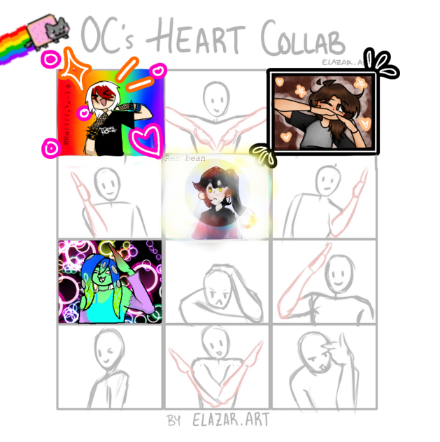 Oc heart collab - ibisPaint