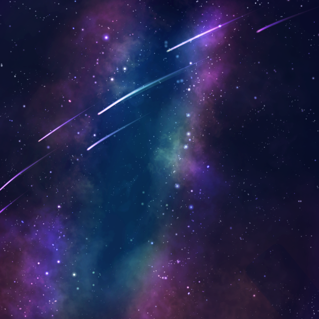 titled190 starry sky2 meteor - ibisPaint