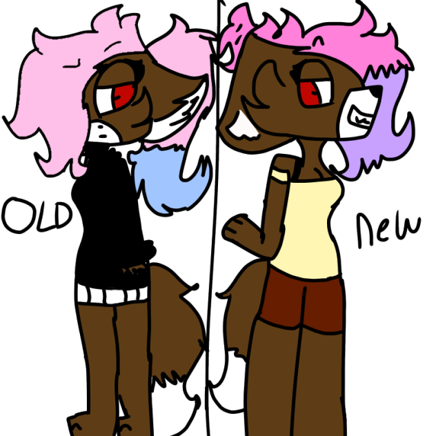 How much my oc has changed owo - ibisPaint