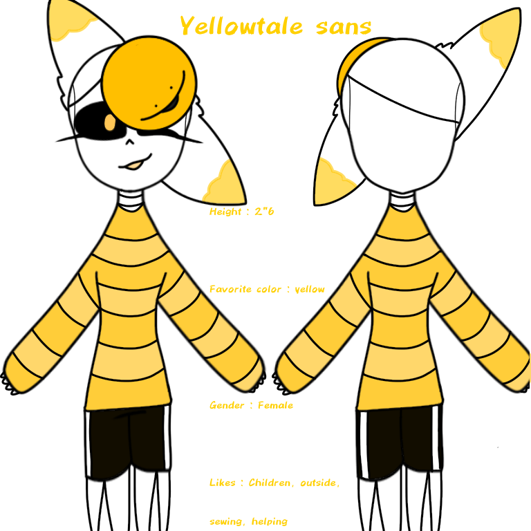 Lazy reference sheet of yellowtale sans - ibisPaint