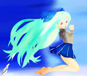 no outline girl - ibisPaint