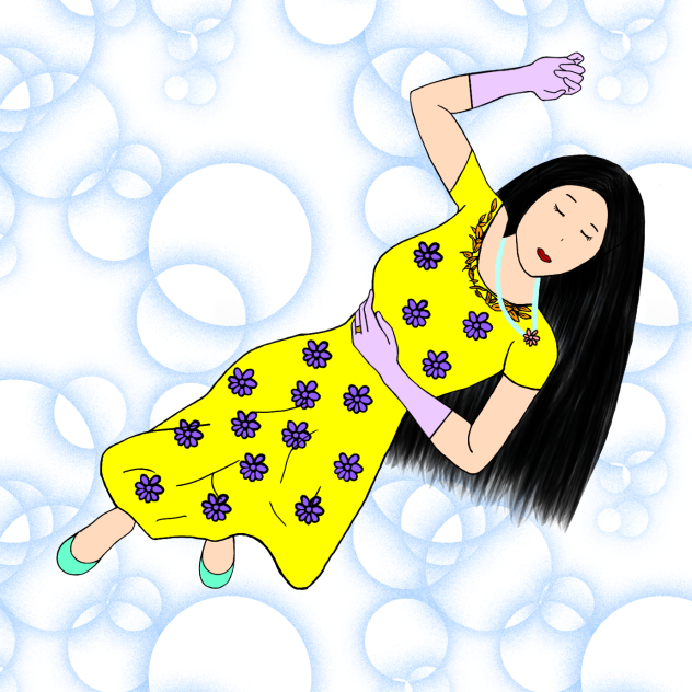 Sleeping girl - ibisPaint