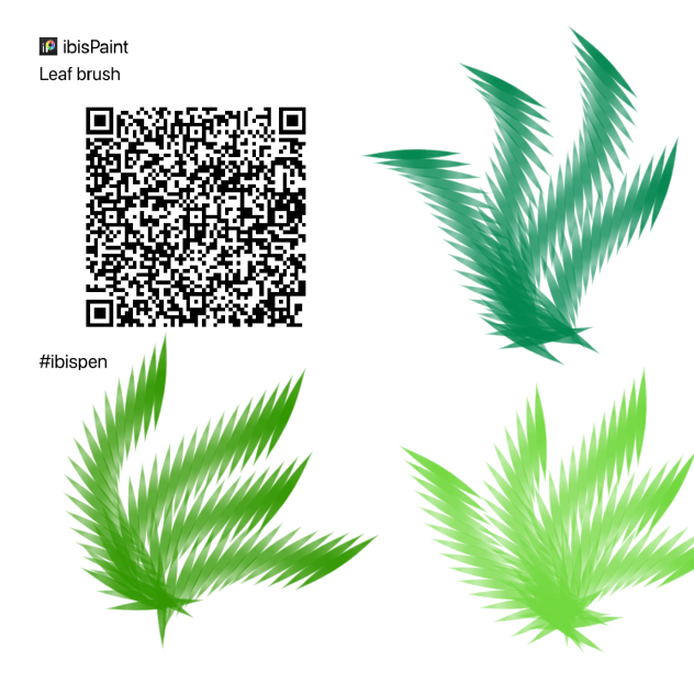 Leaf brush 🍃 - ibisPaint