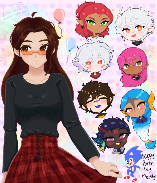 HAPPY LATE BDAY MADDY - ibisPaint