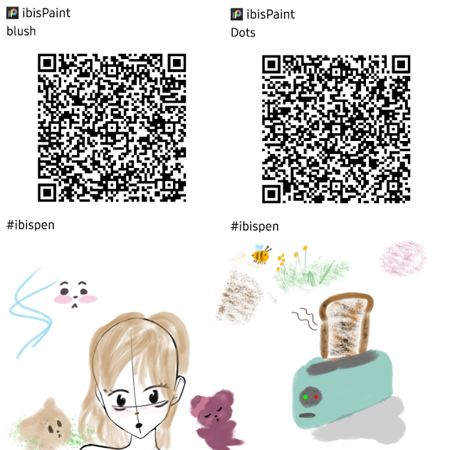 blush and dots - ibisPaint