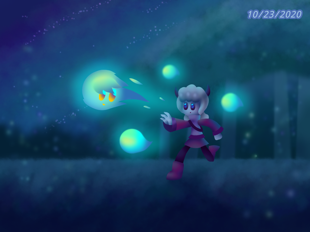 Kiren's Wisp form - ibisPaint