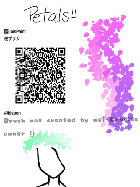 Petal brush code - ibisPaint