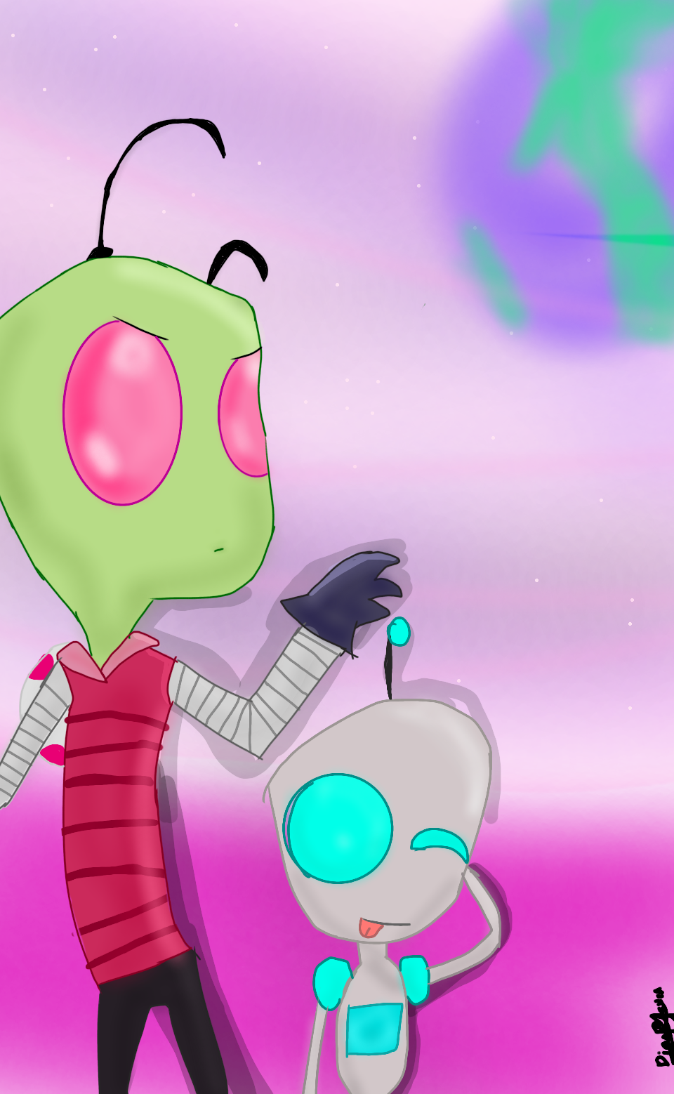 invasor zim - ibisPaint