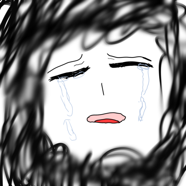 Cry 🖤 - ibisPaint