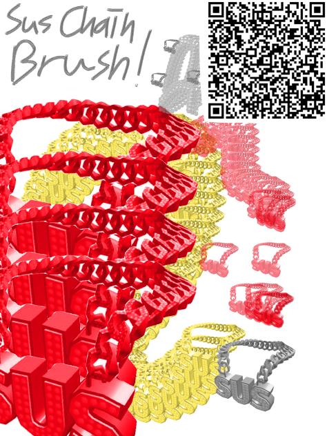 ROBLOX SUS CHAIN BRUSH - ibisPaint