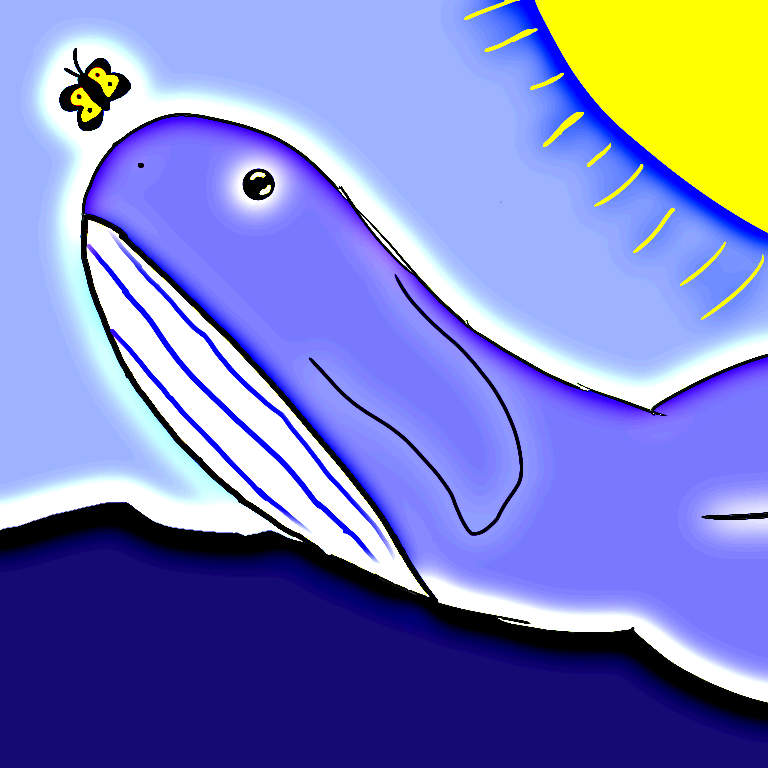 Glowing Whale [ibisPaint Creations] - ibisPaint