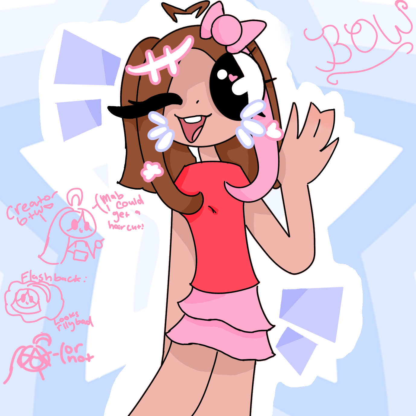 Bow hair cut!!! - ibisPaint