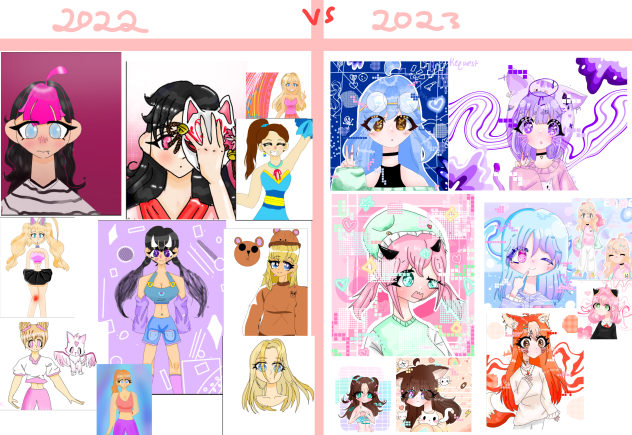 2022 vs 2023 - ibisPaint