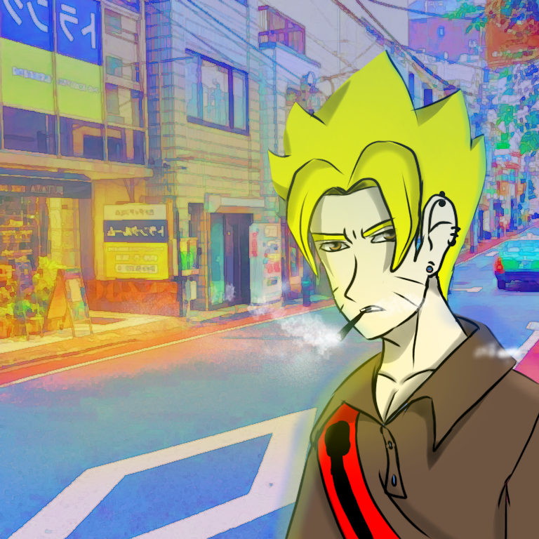 Street shinobi - ibisPaint