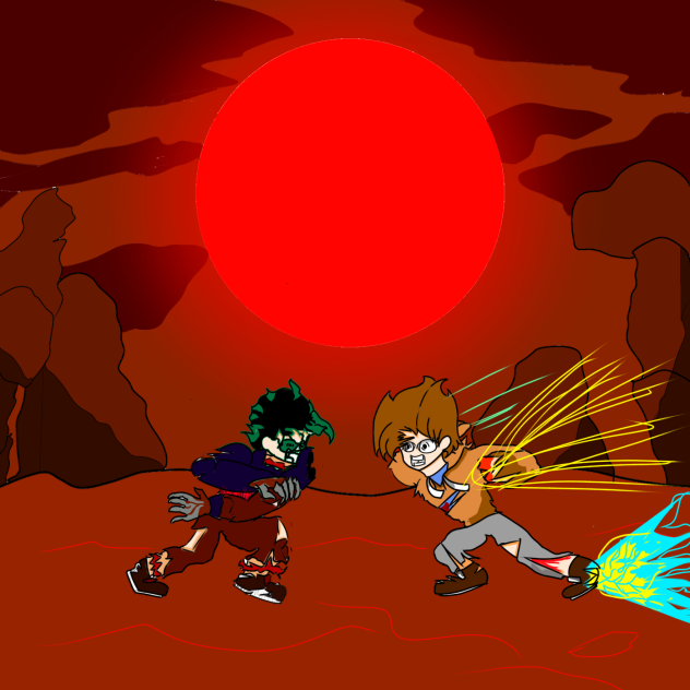 Fight drawing - ibisPaint