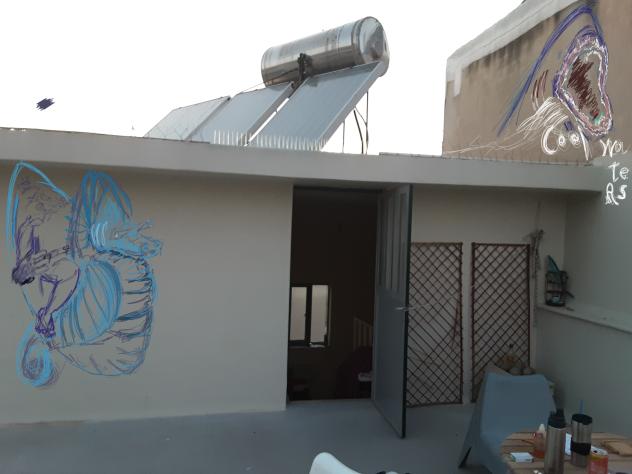 rooftop project - ibisPaint