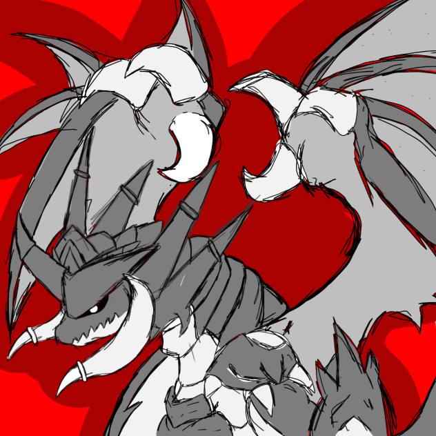 Dioramos el Archidragón. The Battle Cats - ibisPaint