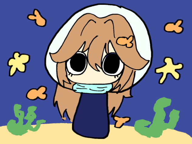 mini me in the ocean - ibisPaint