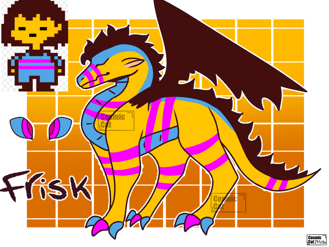 Frisk as a dragon - ibisPaint