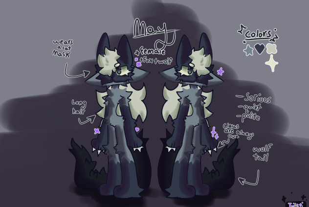 May reference sheet 😼🤟 - ibisPaint