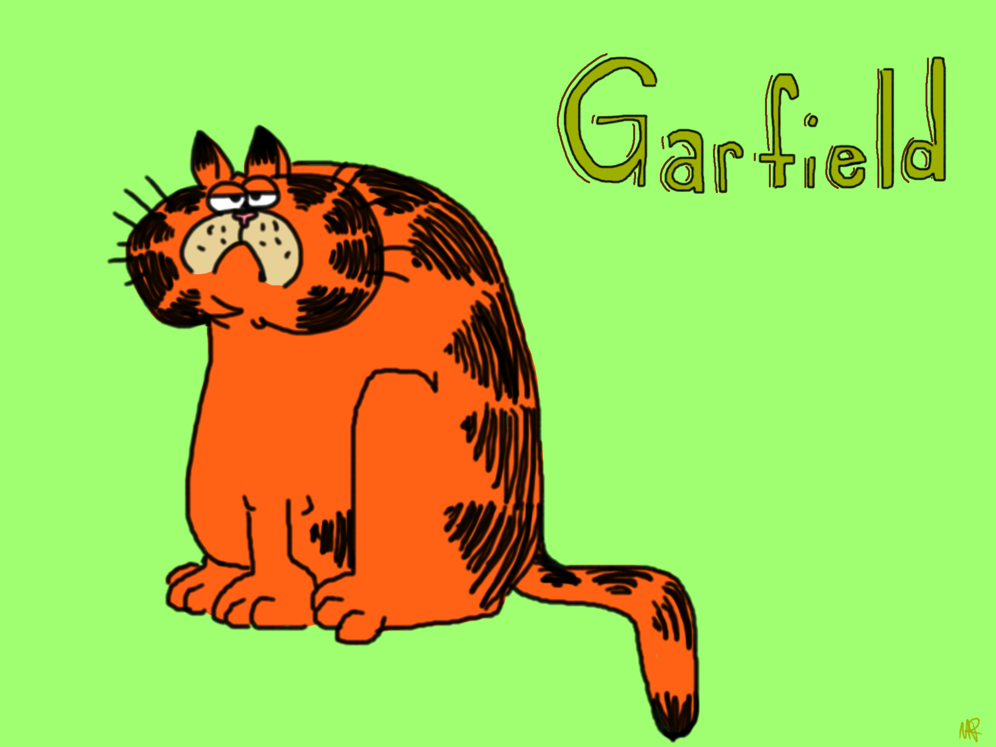 Original Garfield - ibisPaint