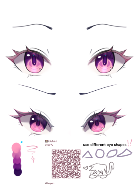 Eye brush + colouring 💗 - ibisPaint