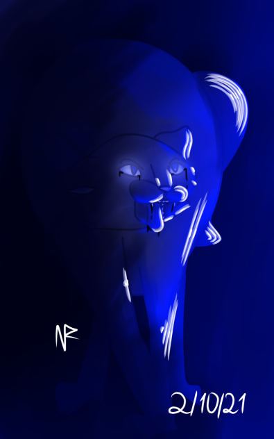 aggressive cat. - ibisPaint