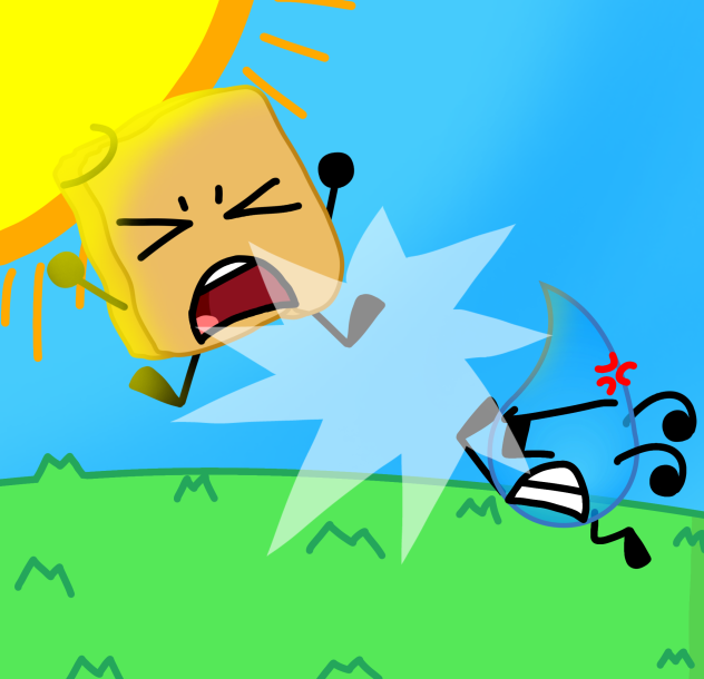 BFDI 1a redrawn scene - ibisPaint