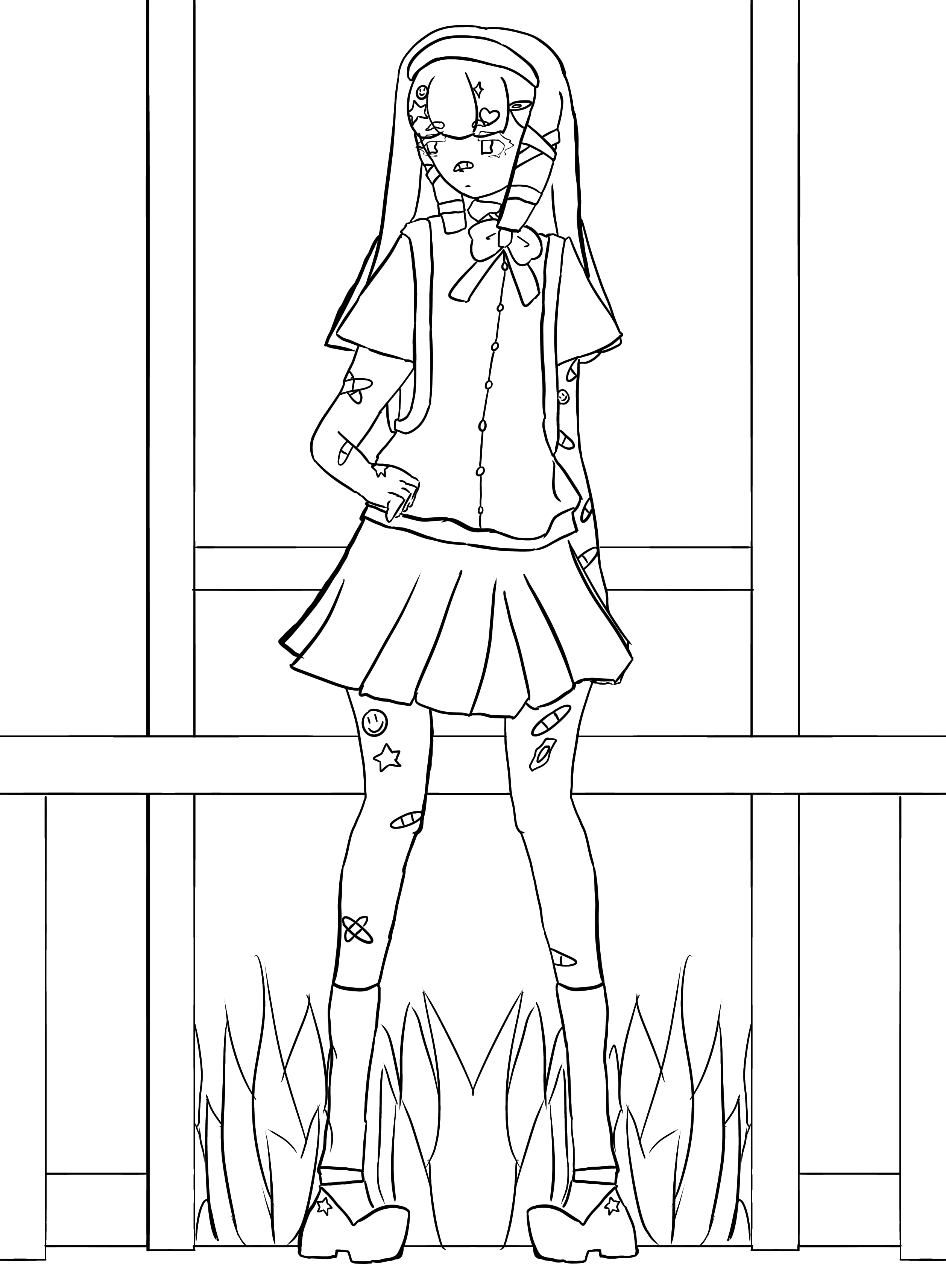 Bus stop color page バス停カラーページ - ibisPaint