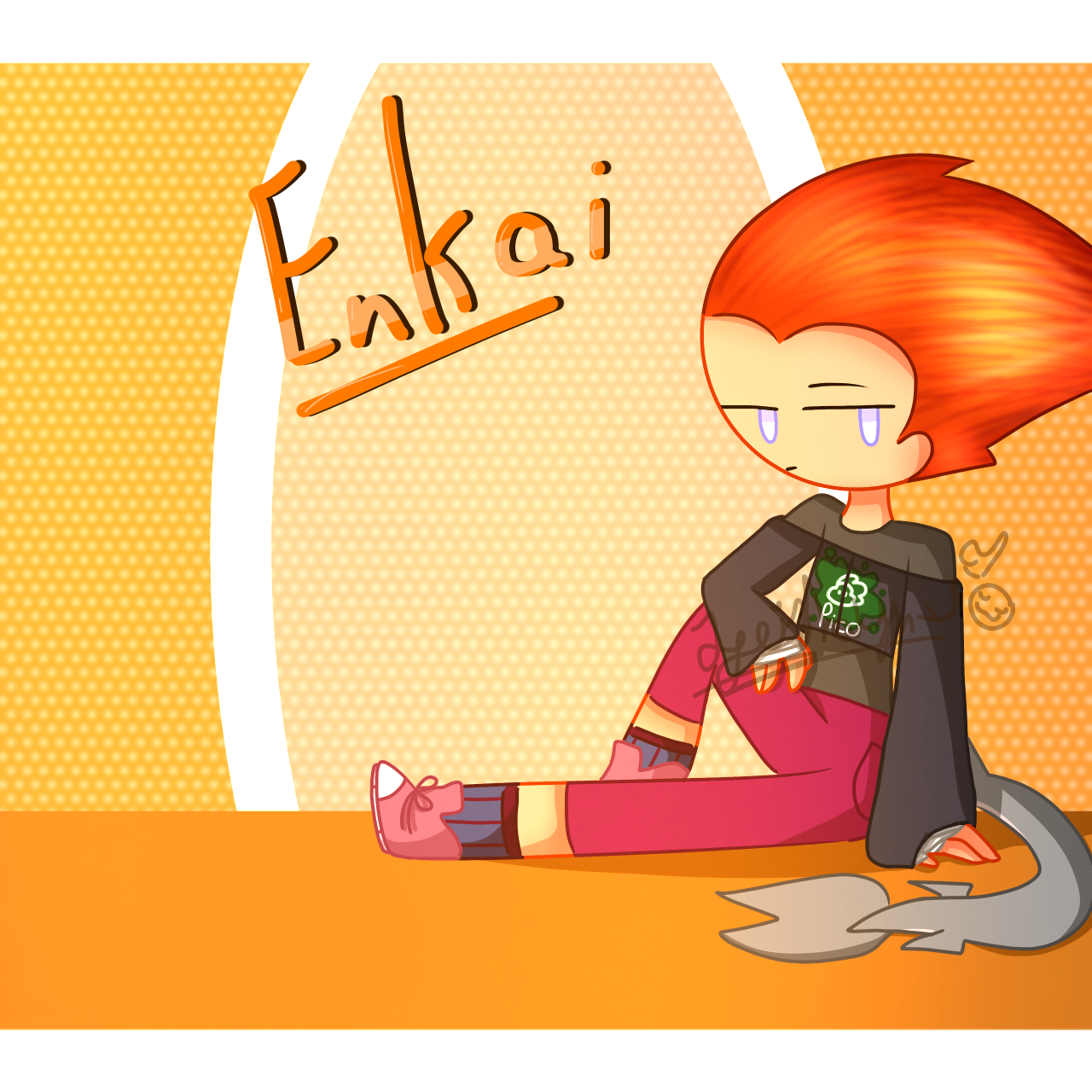 Enkai in his new outfit - ibisPaint