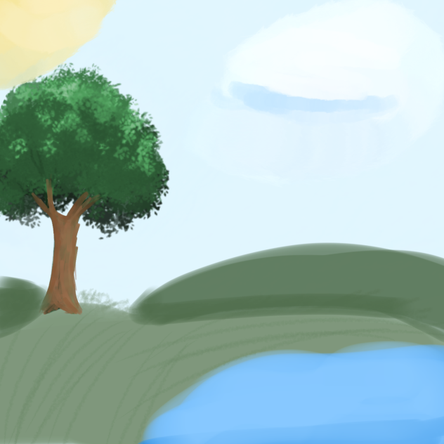 Landscape practice - ibisPaint