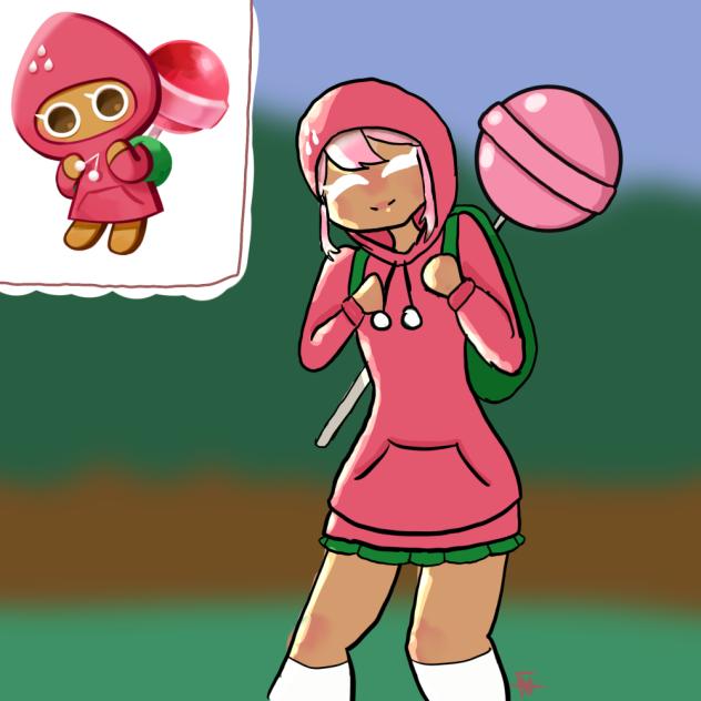 Strawberry cookie🍓 - ibisPaint