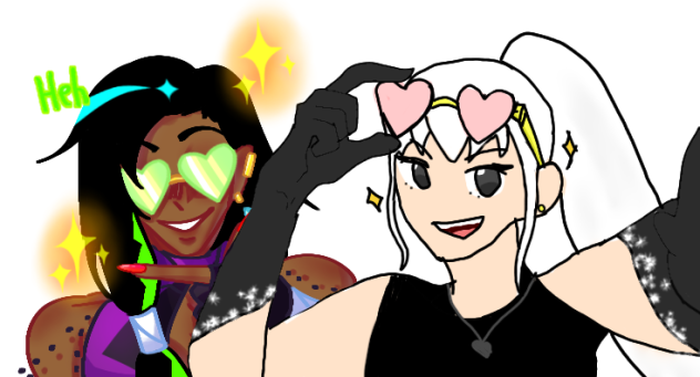 Collab cool shades - ibisPaint