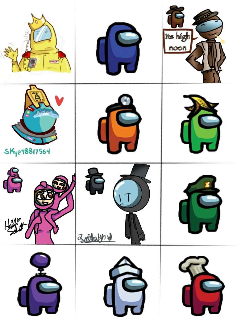Among Us Collab - ibisPaint