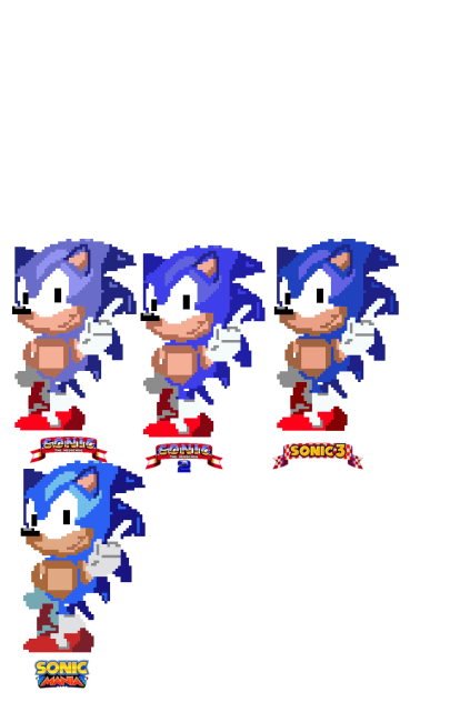 Sonic color palettes that you can use! - ibisPaint