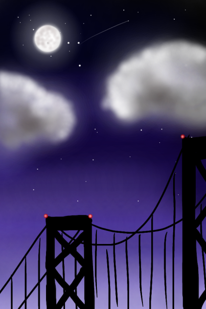 night bridge - ibisPaint