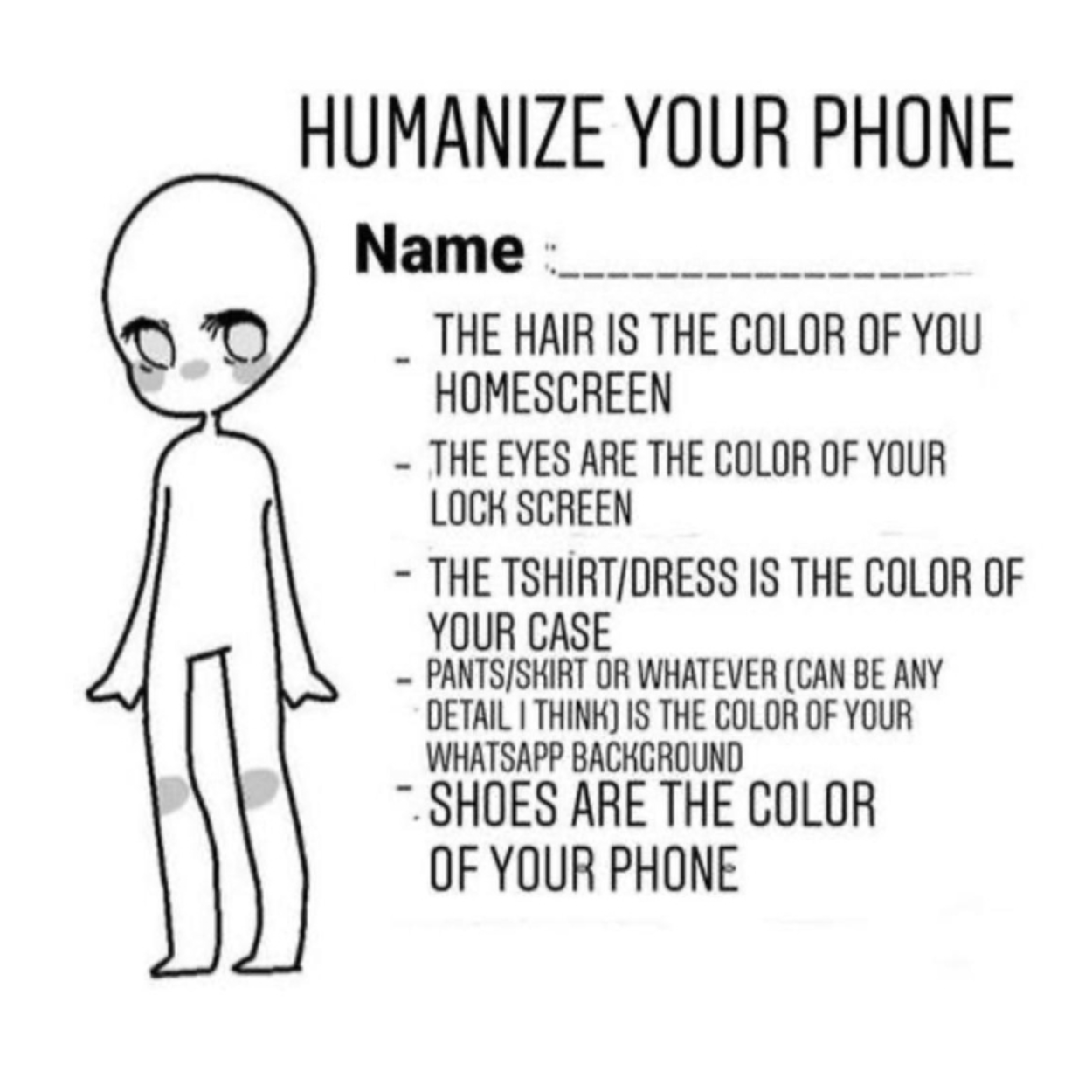 Clean version humanized phone - ibisPaint