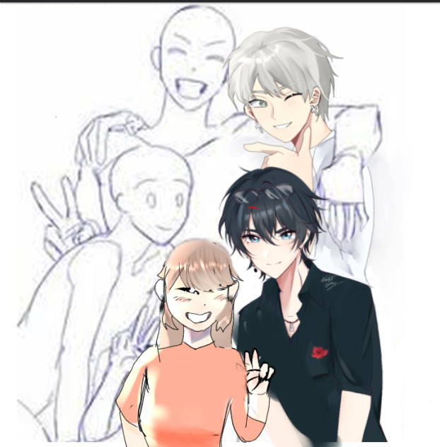 aichi sendou I added my oc - ibisPaint