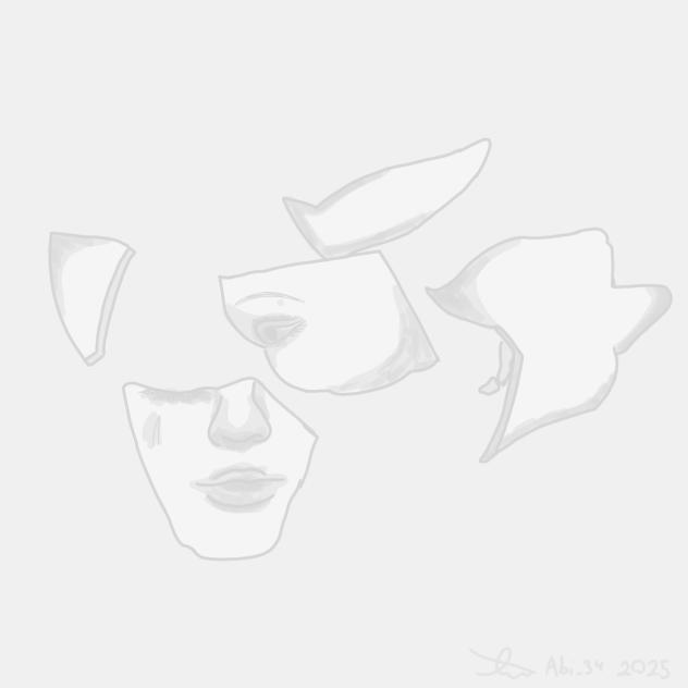 broken inside 🌑🖤 - ibisPaint