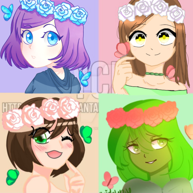 Flower collab - ibisPaint