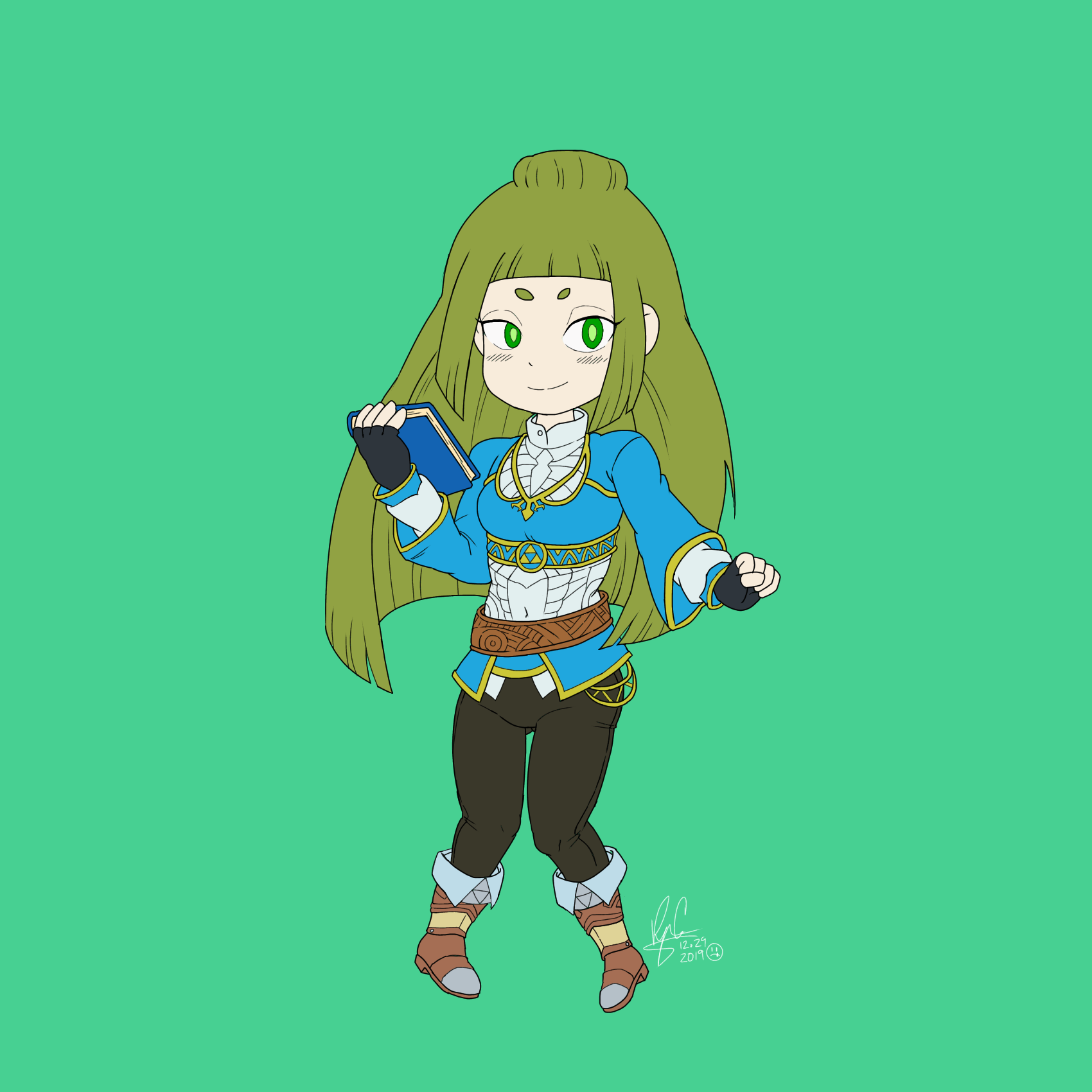 Alpina as Zelda (BotW) - ibisPaint