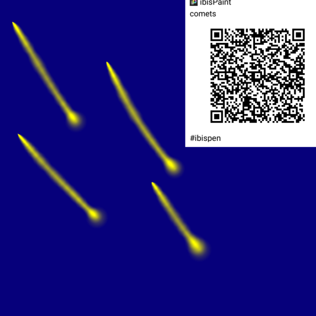 comets (pen) - ibisPaint