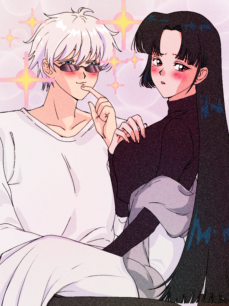 couple in 90s style - ibisPaint