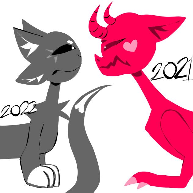 Grey and Scarlett-RF OC - ibisPaint