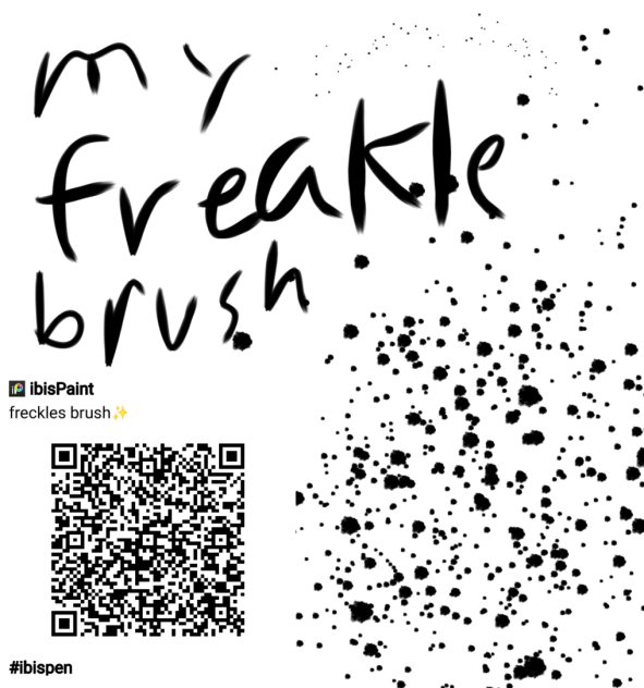 freckles brush - ibisPaint