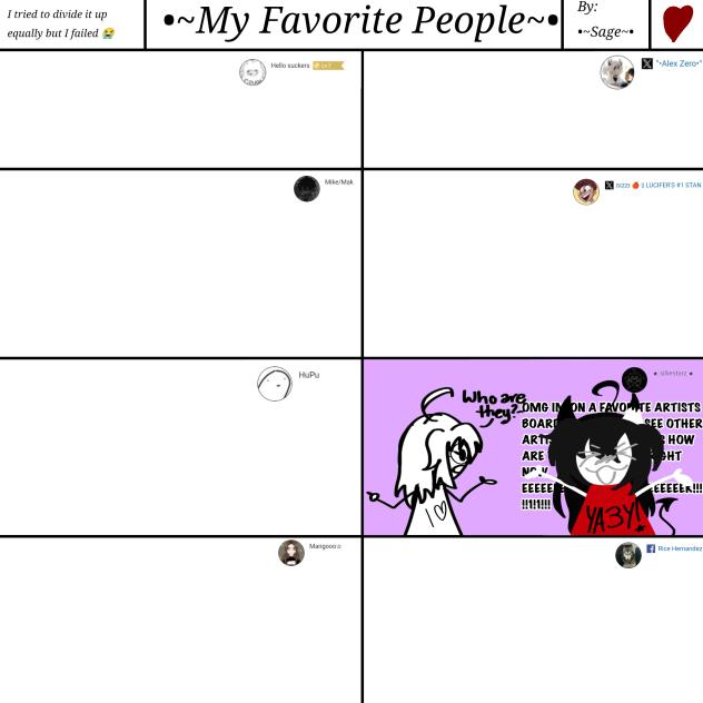 ★FAV PEOPLE BOARD EEKKK★ - ibisPaint