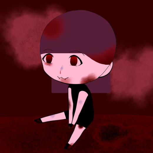 NOT SO CUTE KITTY!!!! TW BL00D! - ibisPaint